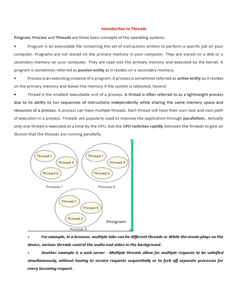 thread and issues OS | PDF | Thread (Computing) | Process (Computing) thread and issues OS | PDF | Thread (Computing) | Process (Computing)
