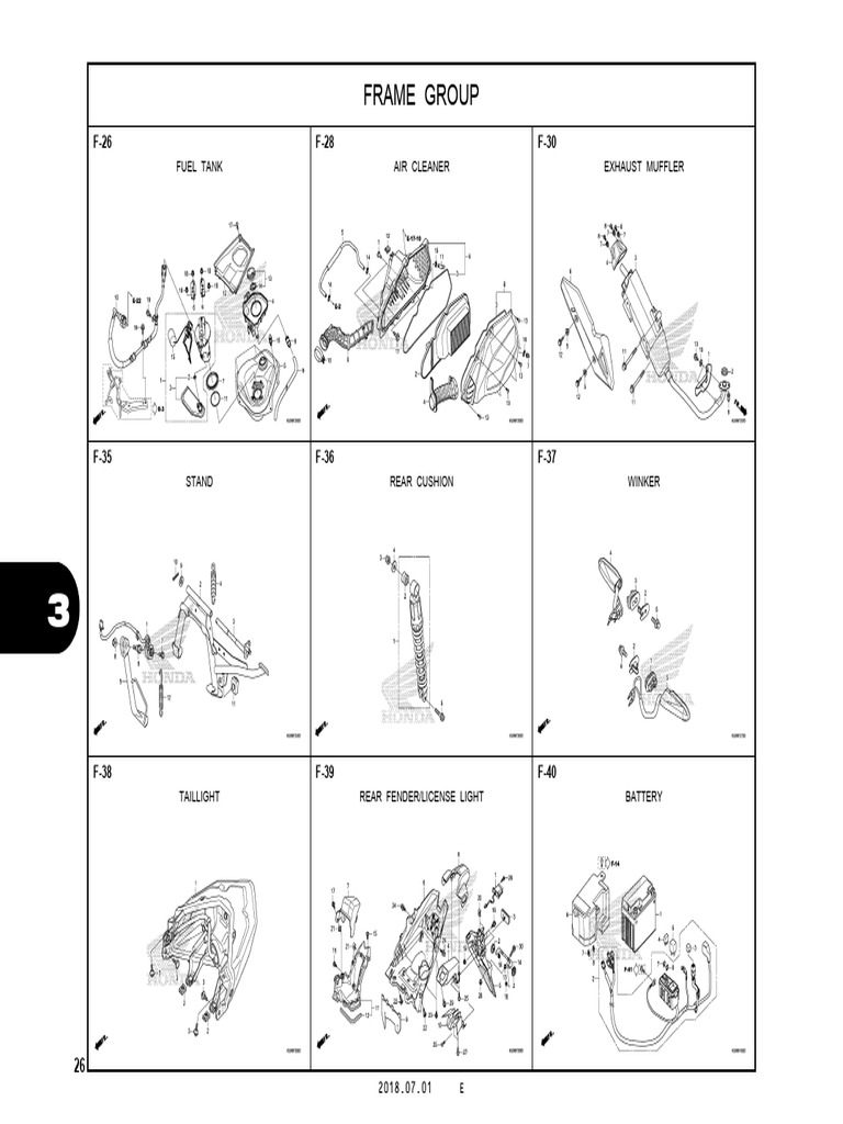 Vario-150 Frame Group 3 | PDF