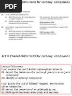 2 4 Dinitrophenylhydrazine DNPH Test | PDF | Aldehyde | Ketone