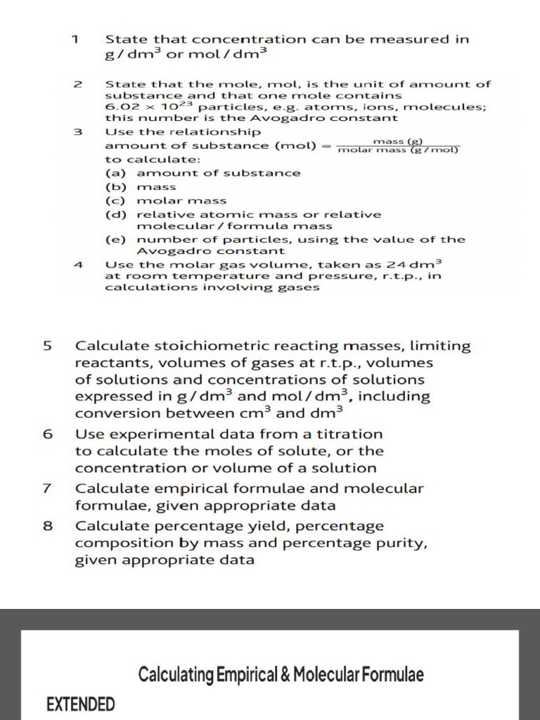 Chapter5 (Section 3) Empirical Formula. Grade 9 | PDF | Molecules ...