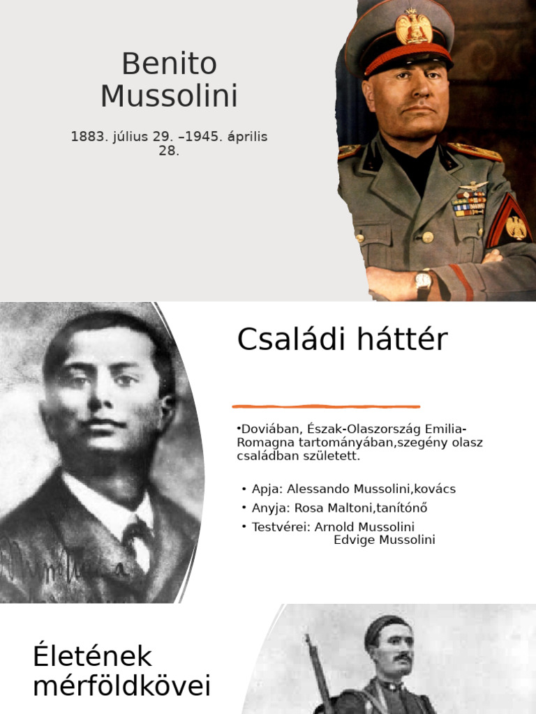Benito Mussolini | PDF