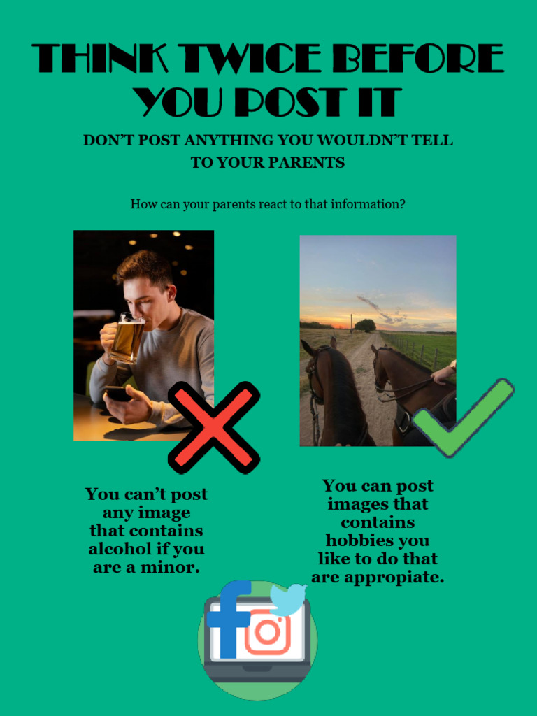 Think Twice Before You Post It | PDF | Self-Improvement | Wellness