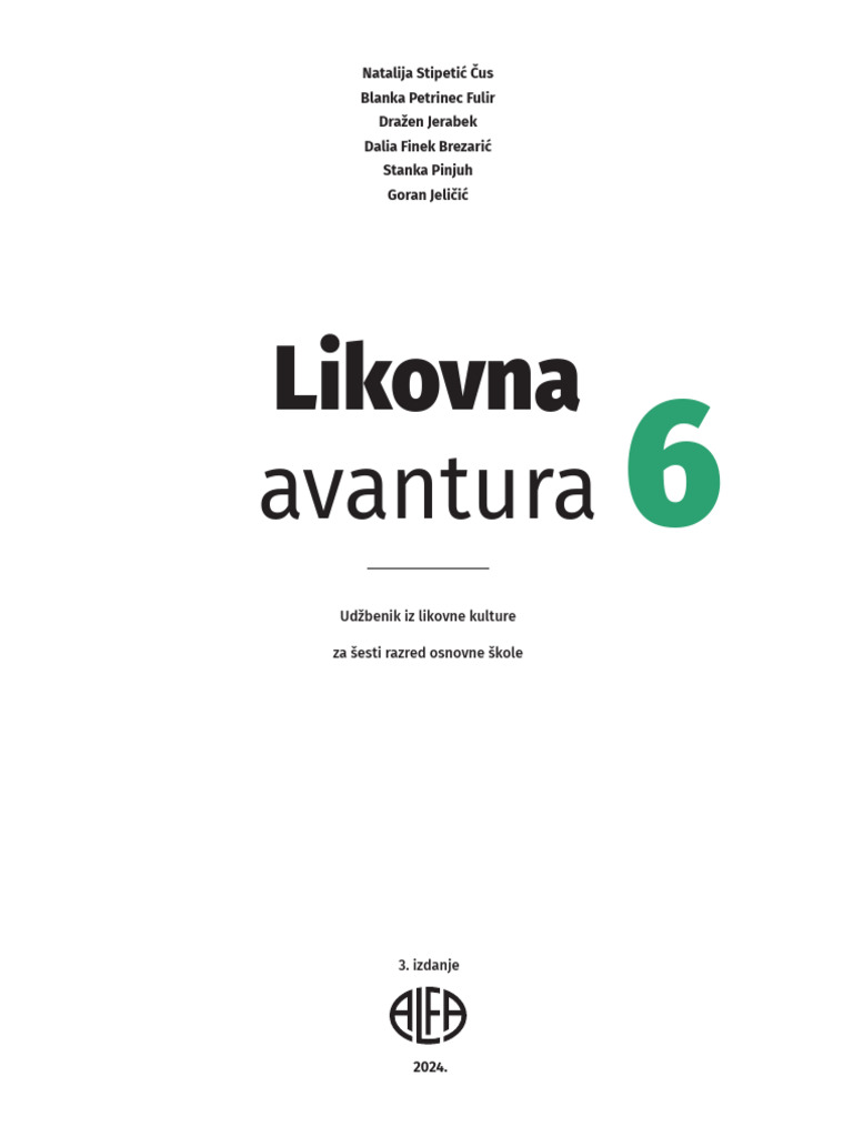 Likovna Kultura 6 Alfa | PDF