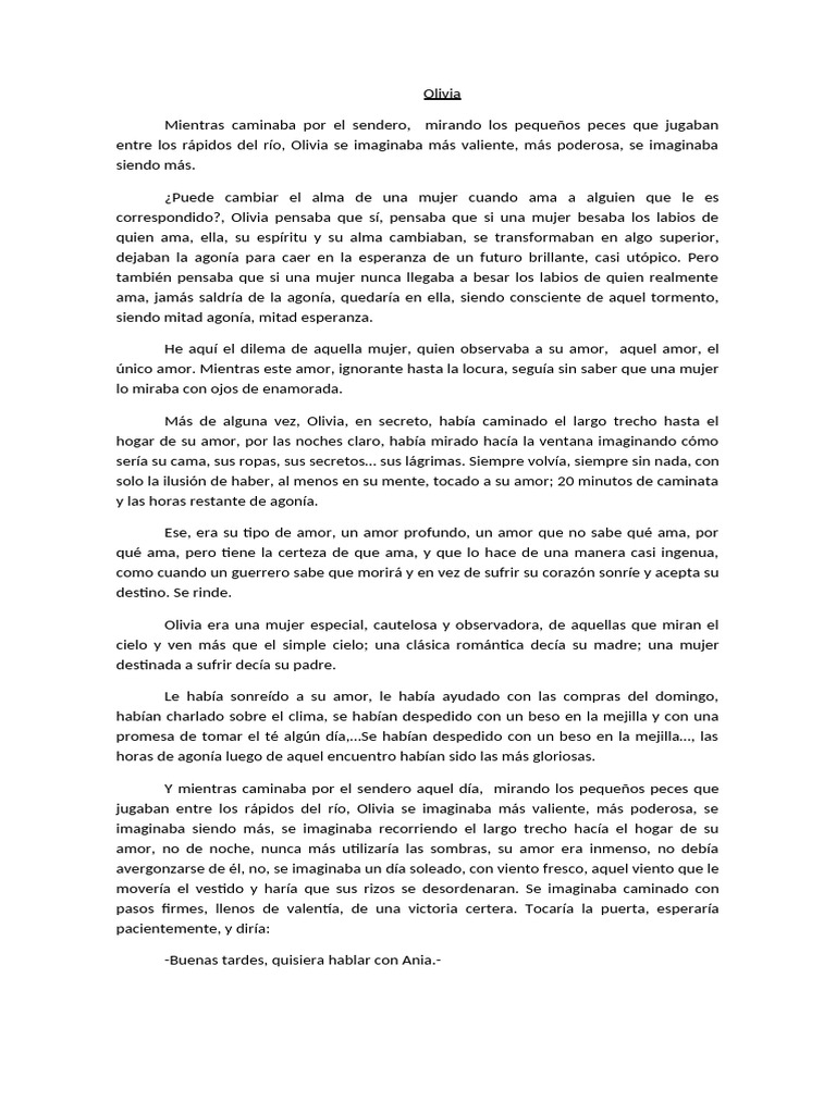 Olivia | PDF | Amor