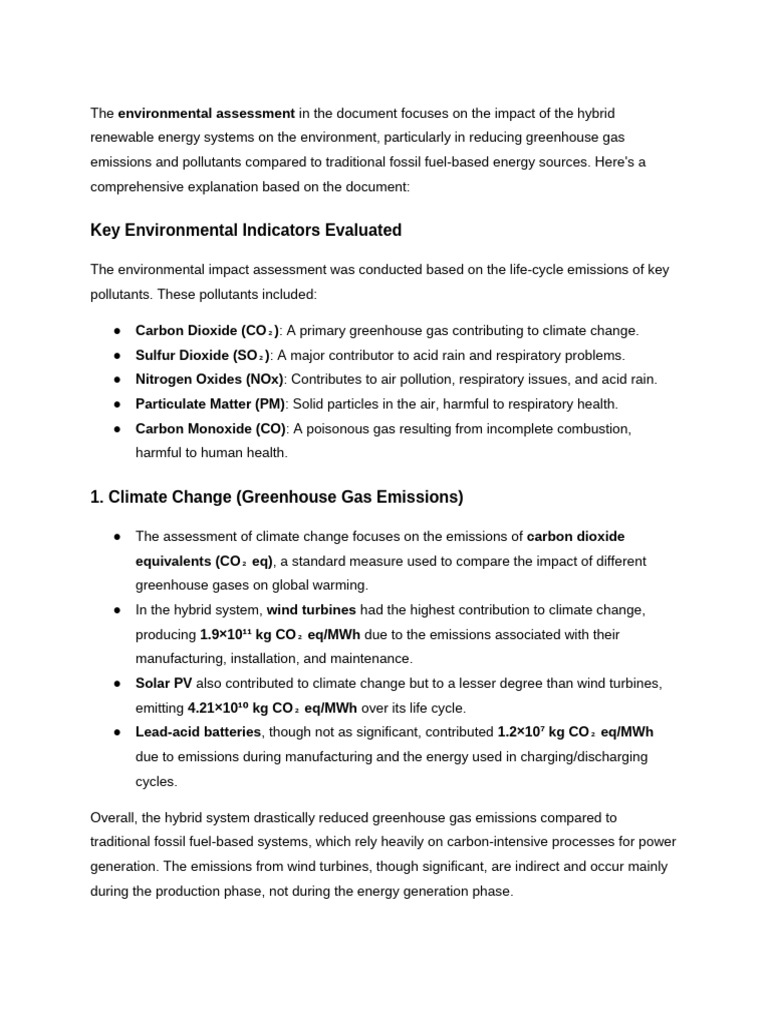 Environmental Assessment | PDF | Eutrophication | Climate Change