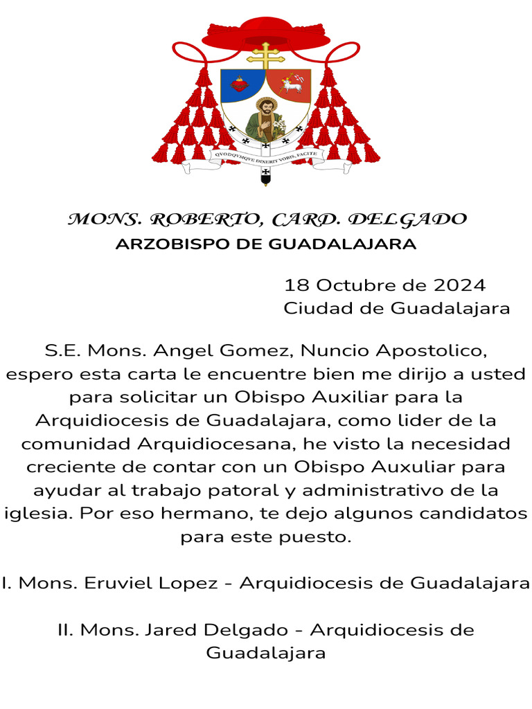 Solicitud Obispo Auxiliar 20241018 173134 0000 | PDF