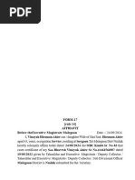 Affidavit For Ews | PDF | Affidavit