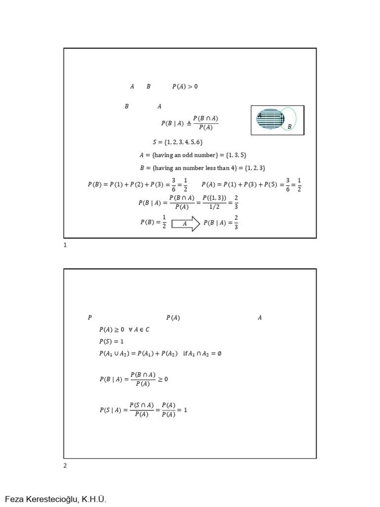 Conditional Probability | PDF | Probability | Mathematical Concepts