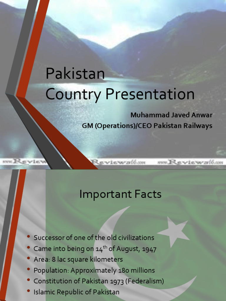 Sitesdefaultfilespakistan Country Presentation Muhammed Javed Anwar ...