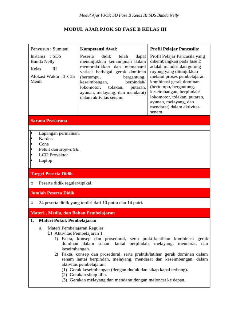 Fase B Kelas 3 | PDF | Sains & Matematika | Pengembangan Diri