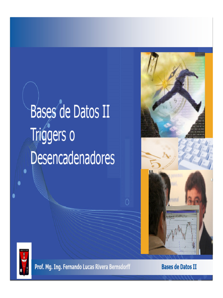 BD II - Prog - Triggers o Desencadenadores | PDF | Bases de datos | Software de gestión de datos