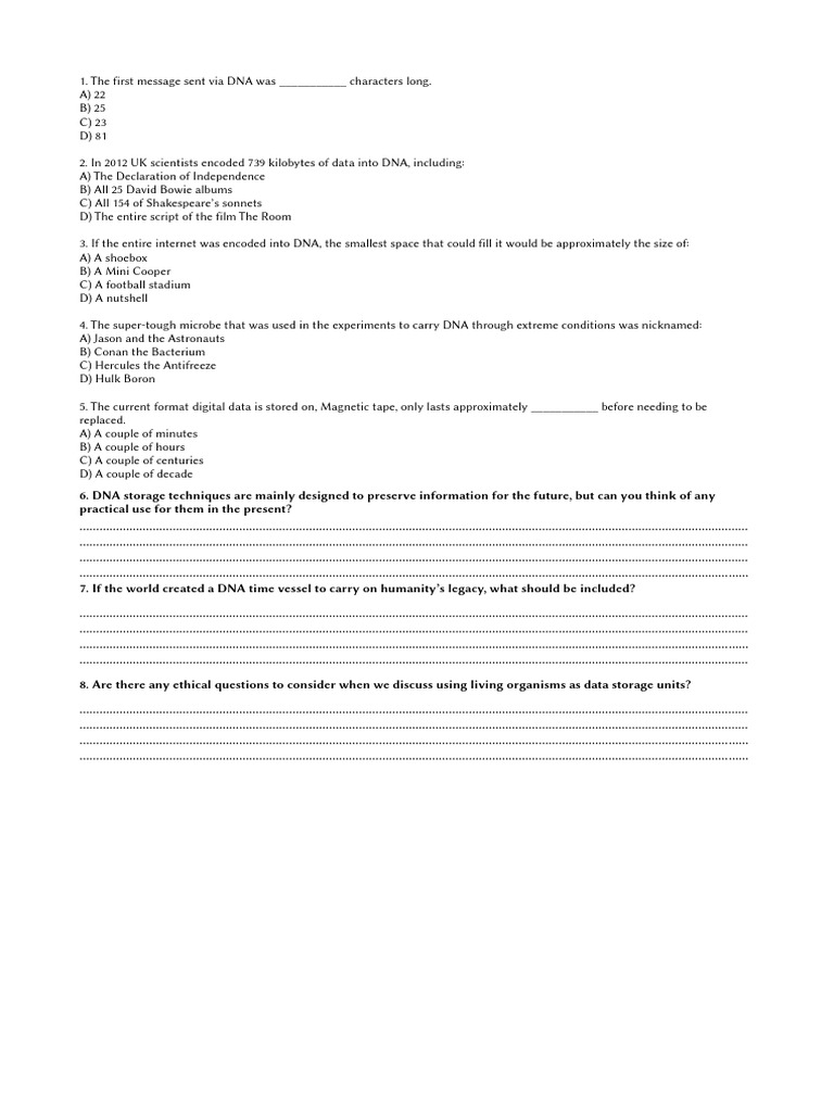 dna data storage | PDF