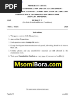 PSAC Modular Grade 5 2023 Science | PDF | Solar Power | Flowers