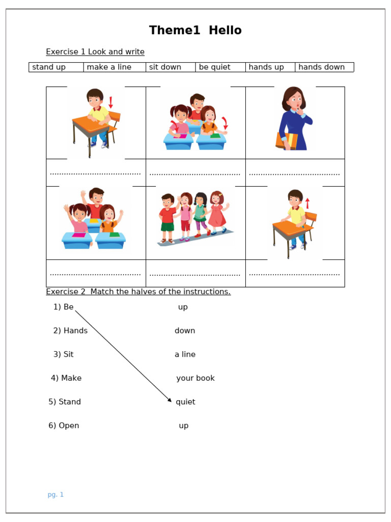 Theme 1 Hello | PDF | Foreign Language Studies | Home & Garden