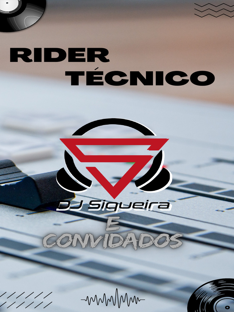 Rider Técnico DJ Siqueira e Convidados | PDF