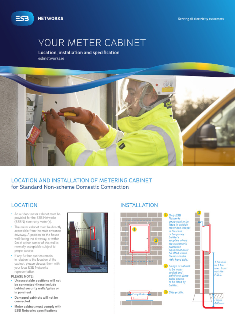 ESB Meter Cabinet Installation Guide | PDF | Building Engineering