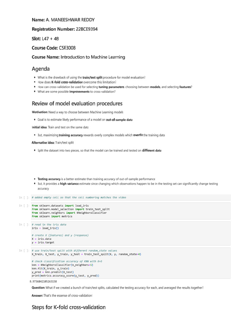 Cross-Validation | PDF Cross-Validation | PDF