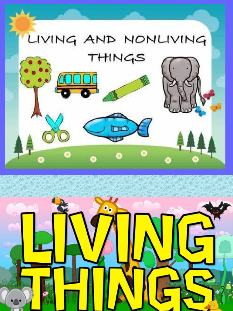 Living vs Non-Living Things Explained | PDF
