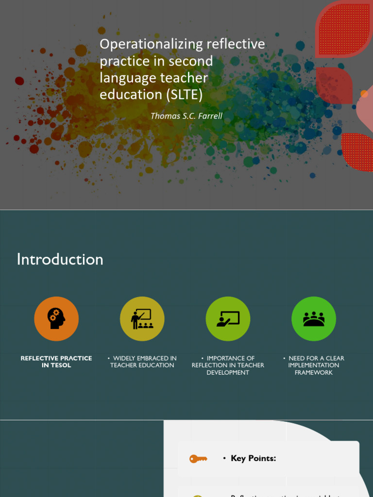 Holistic Reflective Practice in SLTE | PDF | Reflective Practice | Teachers