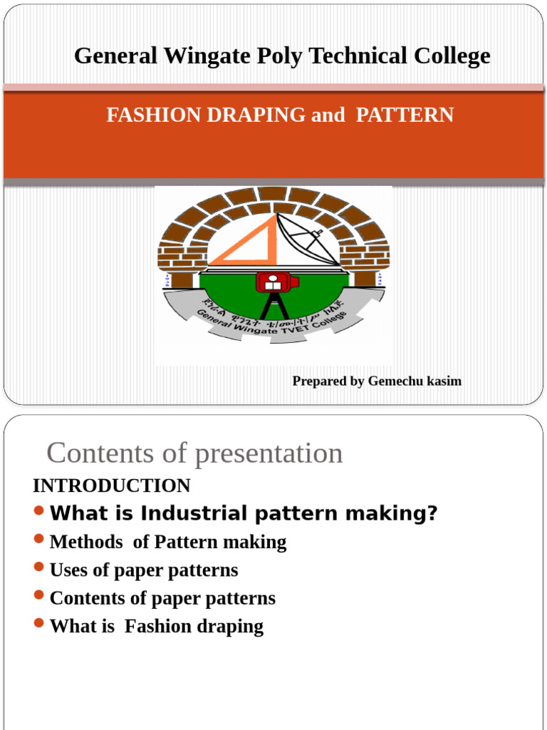 FASHION DRAPING Patern Making Ppt - Copy | PDF | Clothing | Fashion