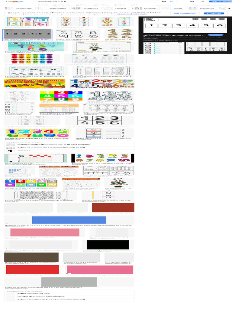 Numeros Del 1 Al 6 - Búsqueda de Google | PDF