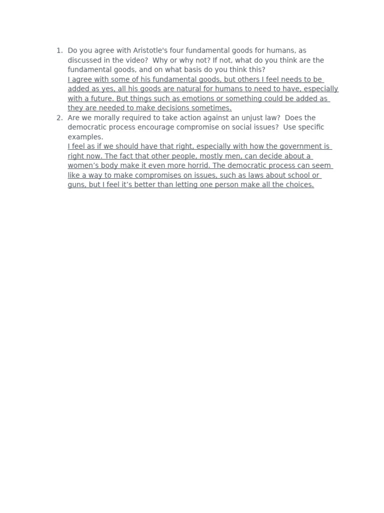 Lesson 6 Questions - LH | PDF