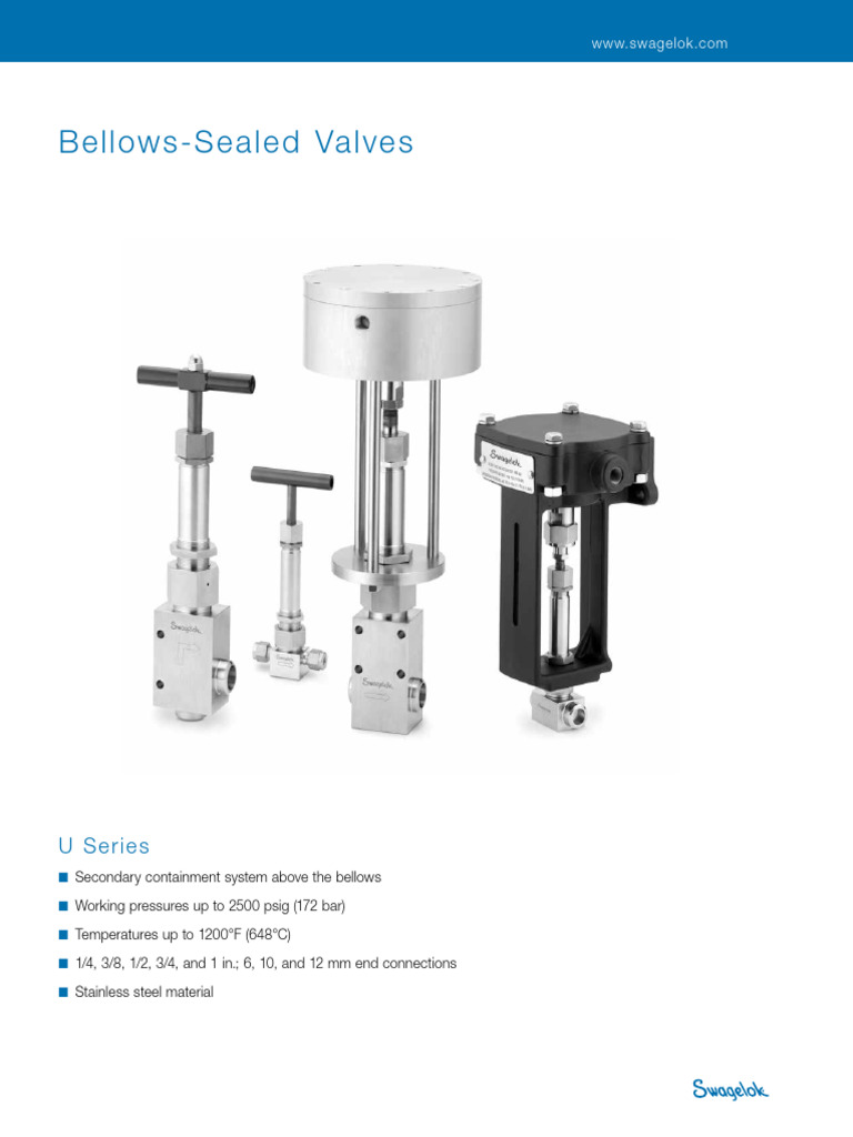 Bellows-Sealed Valves 9 BLZ | PDF | Valve | Actuator