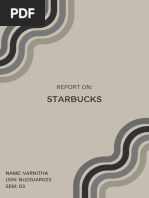 Detailed Cost Analysis of Starbucks | PDF | Starbucks | Supply Chain
