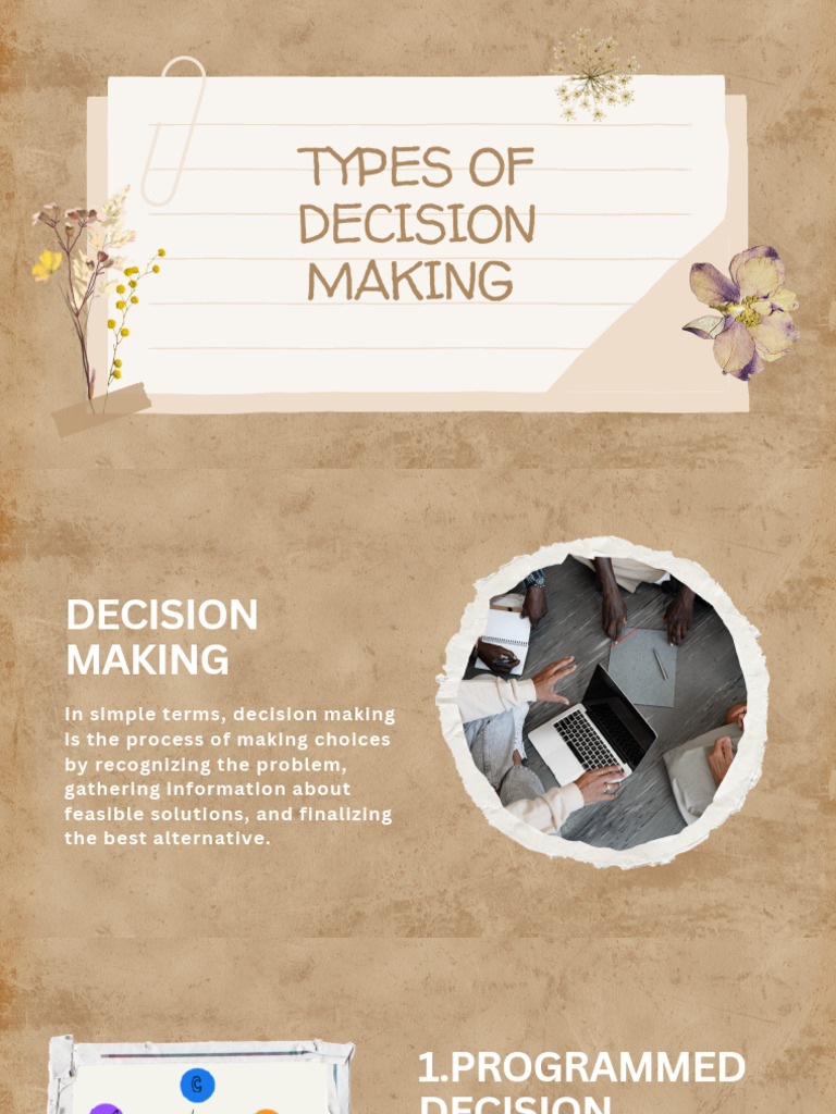 Types of Decision Making - 20241023 - 183727 - 0000 | PDF