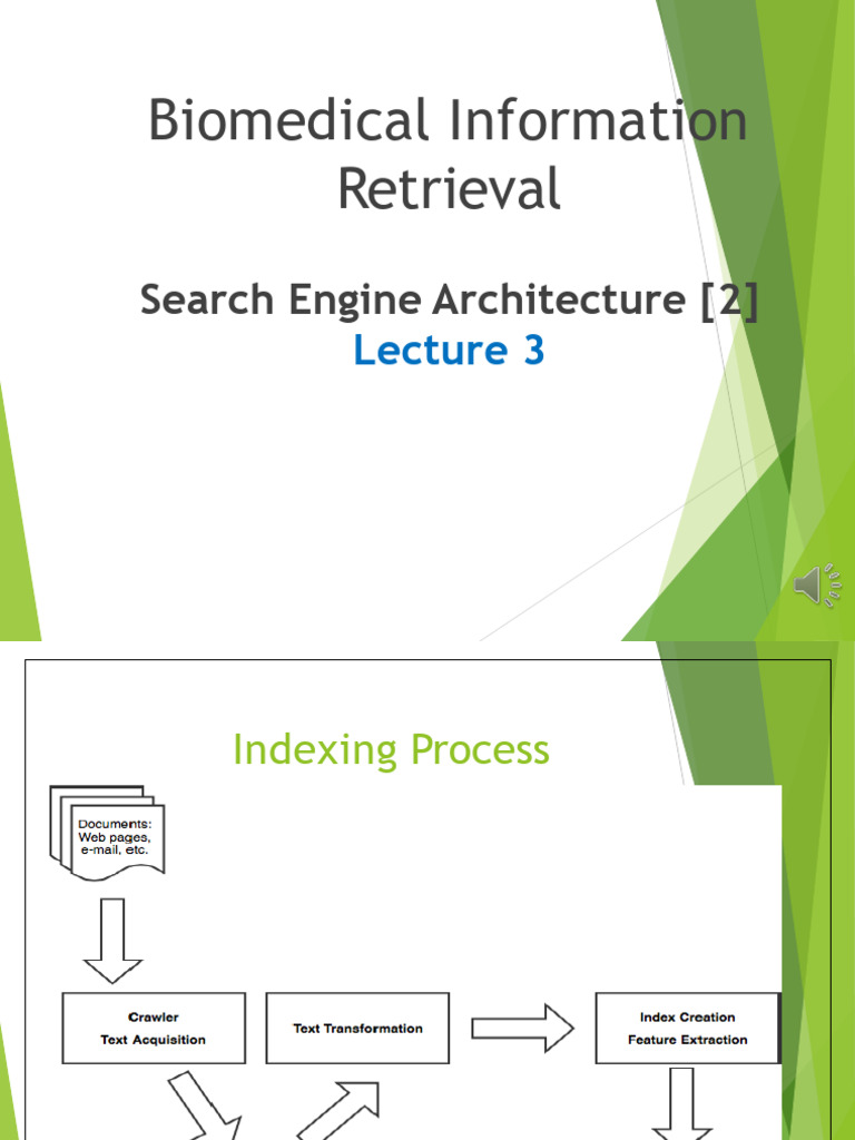 03lecture 3 - Biomedical IR-indexing | PDF | Information Retrieval | Applied Mathematics