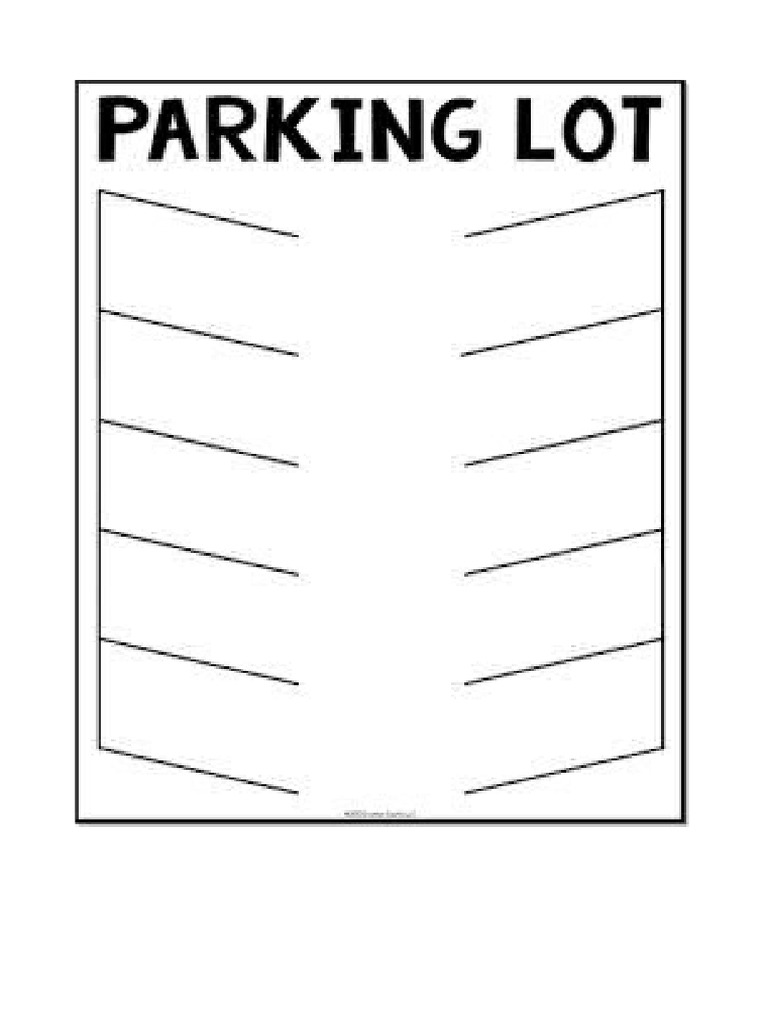 Sight Word Parking Lot | PDF