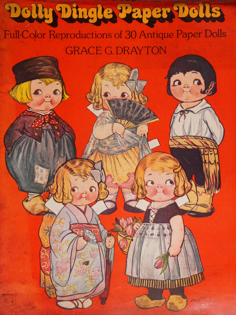 Full Color Reproductions of 30 Antique Paper Dolls: Grace G. Drayton | PDF