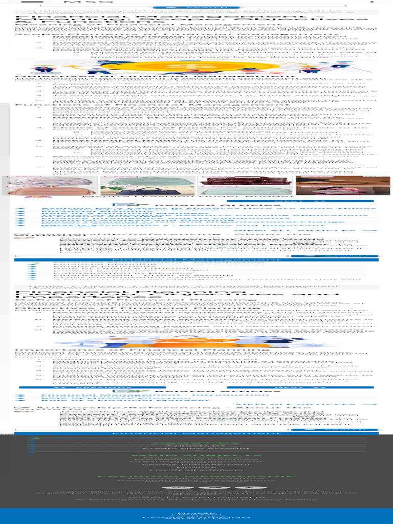 Financial Management - Meaning, Scope, Objectives | PDF | Capital ...