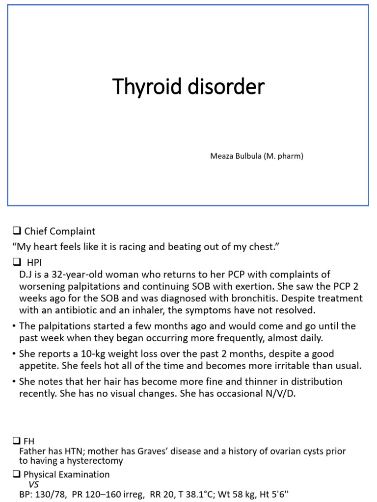 TD | PDF | Hyperthyroidism | Thyroid