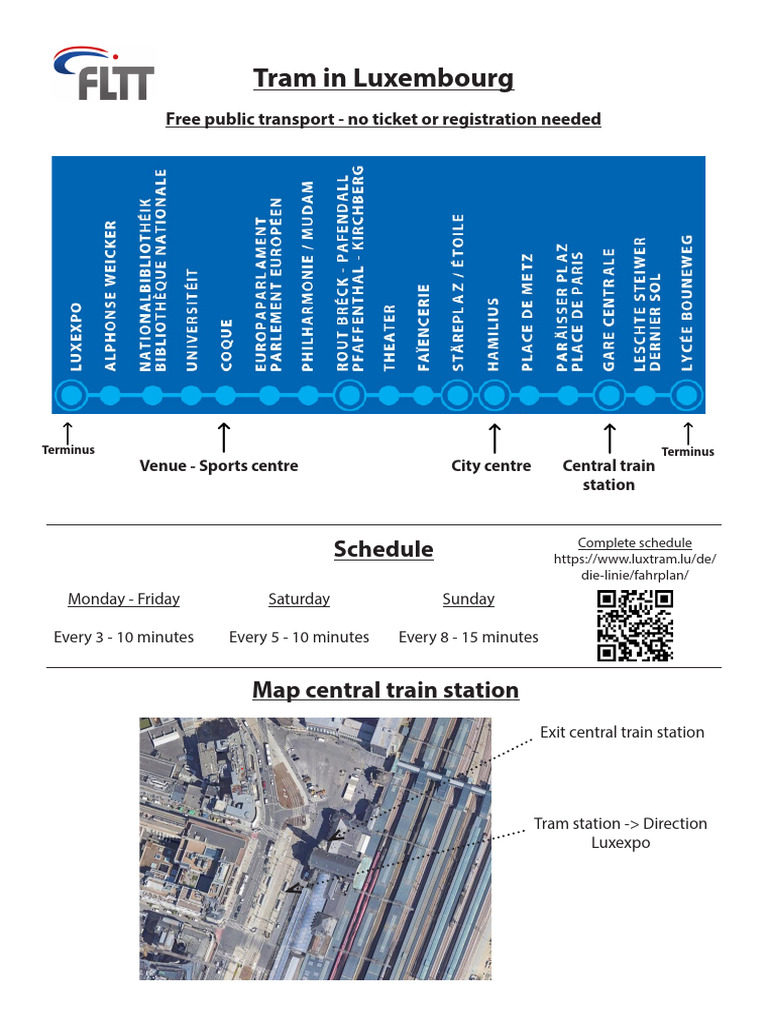 Luxembourg Tram Schedule & Info | PDF