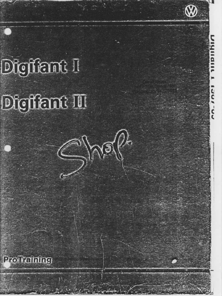 VW Digifant I II Service Repair Manual | PDF