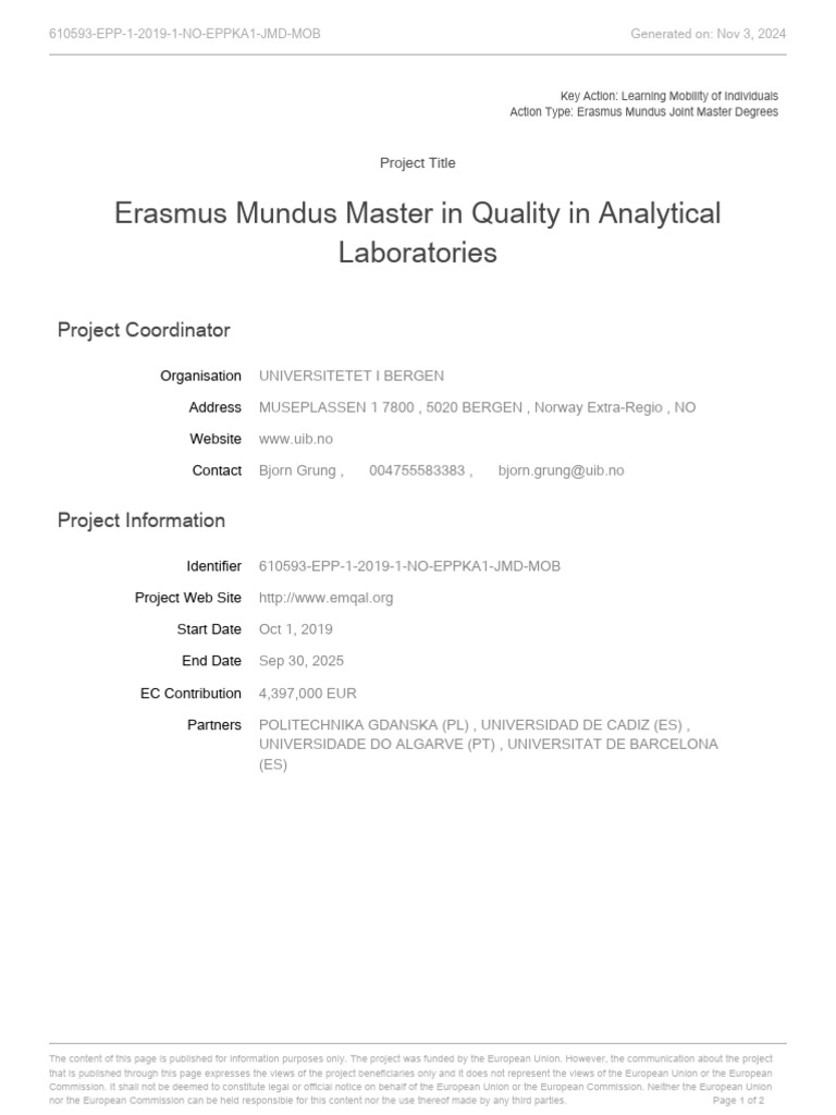 Project 610593 EPP 1 2019 1 NO EPPKA1 JMD MOB | PDF