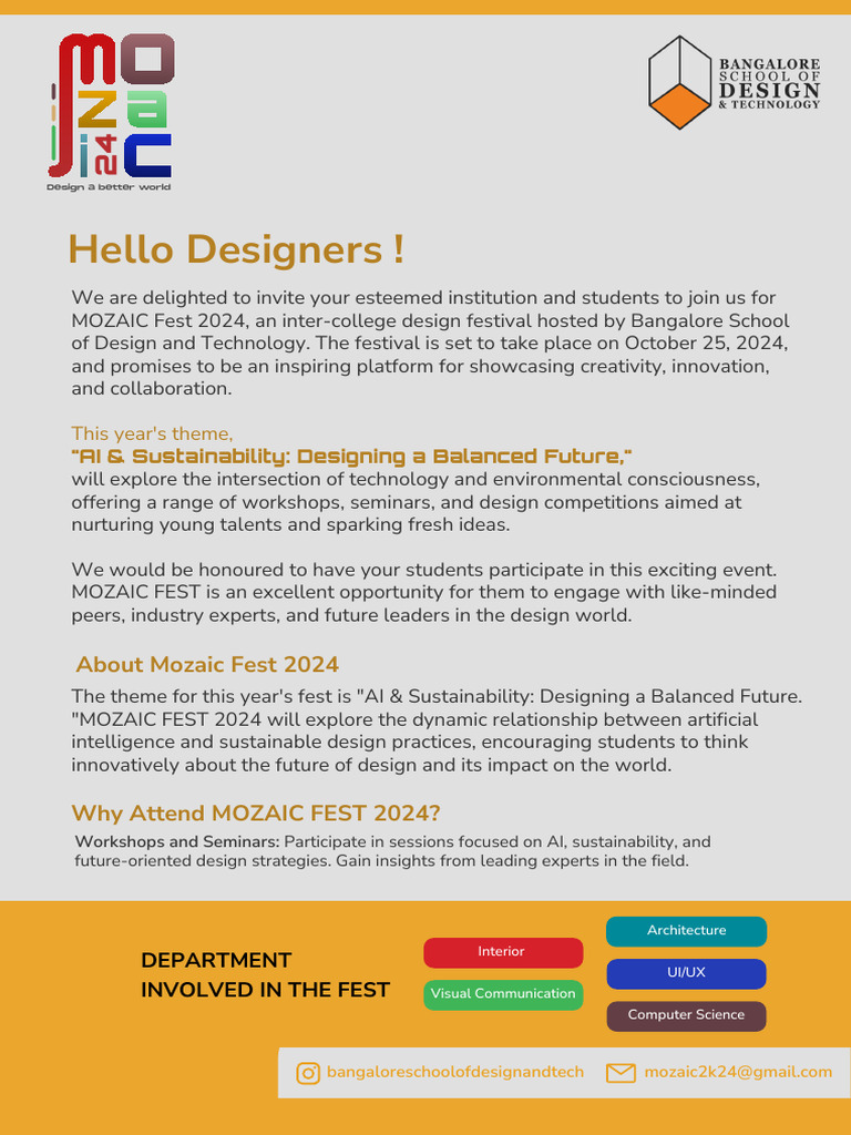 BSD - MOZAIC'24 Design Competetion Brief | PDF | Sustainability ...