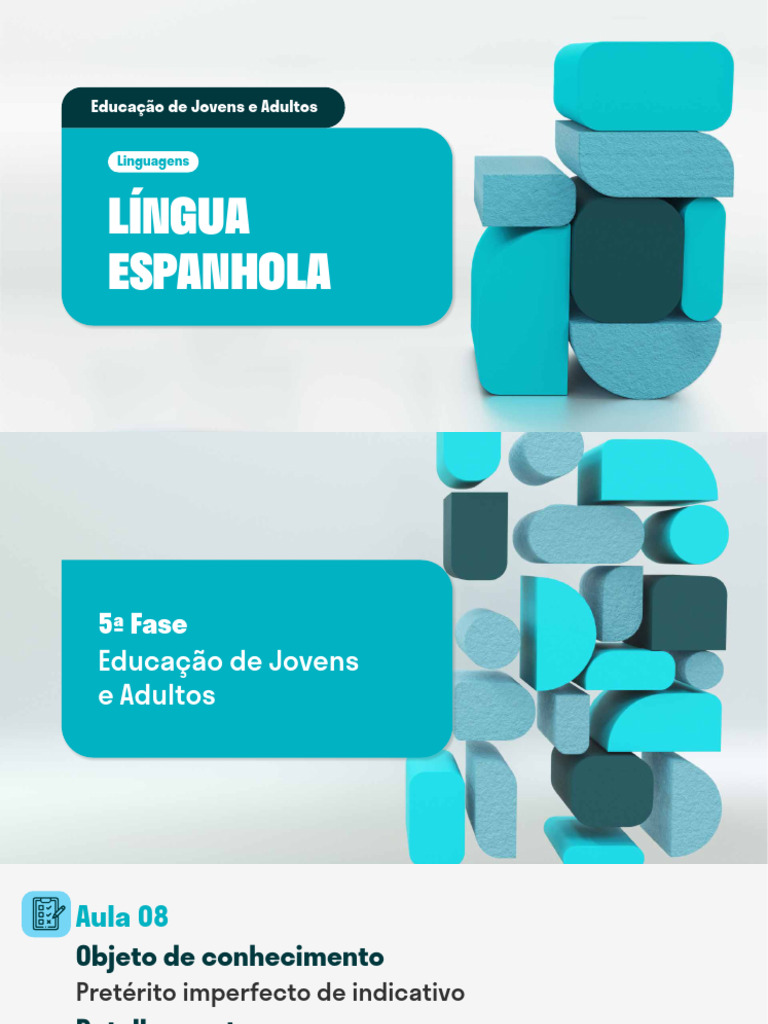 Pretérito Imperfecto de Indicativo | PDF | Verbo | Sintaxis