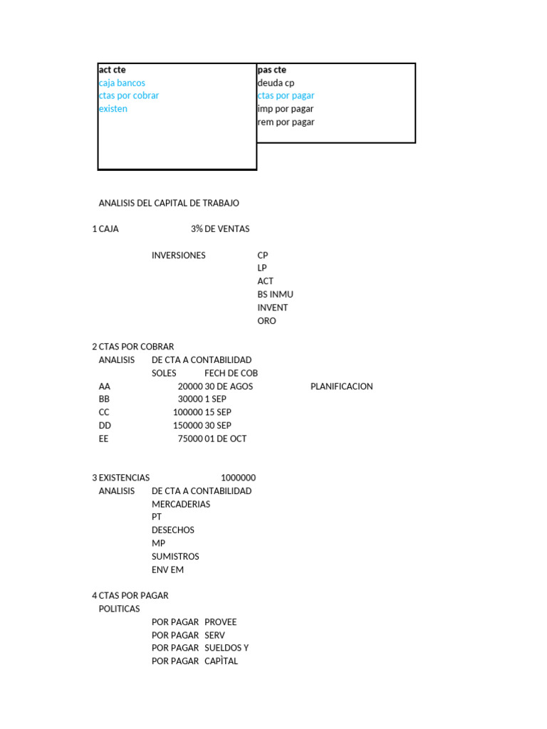 FLUJO DE CAJA Mari | PDF | Hoja de balance | Economía Financiera