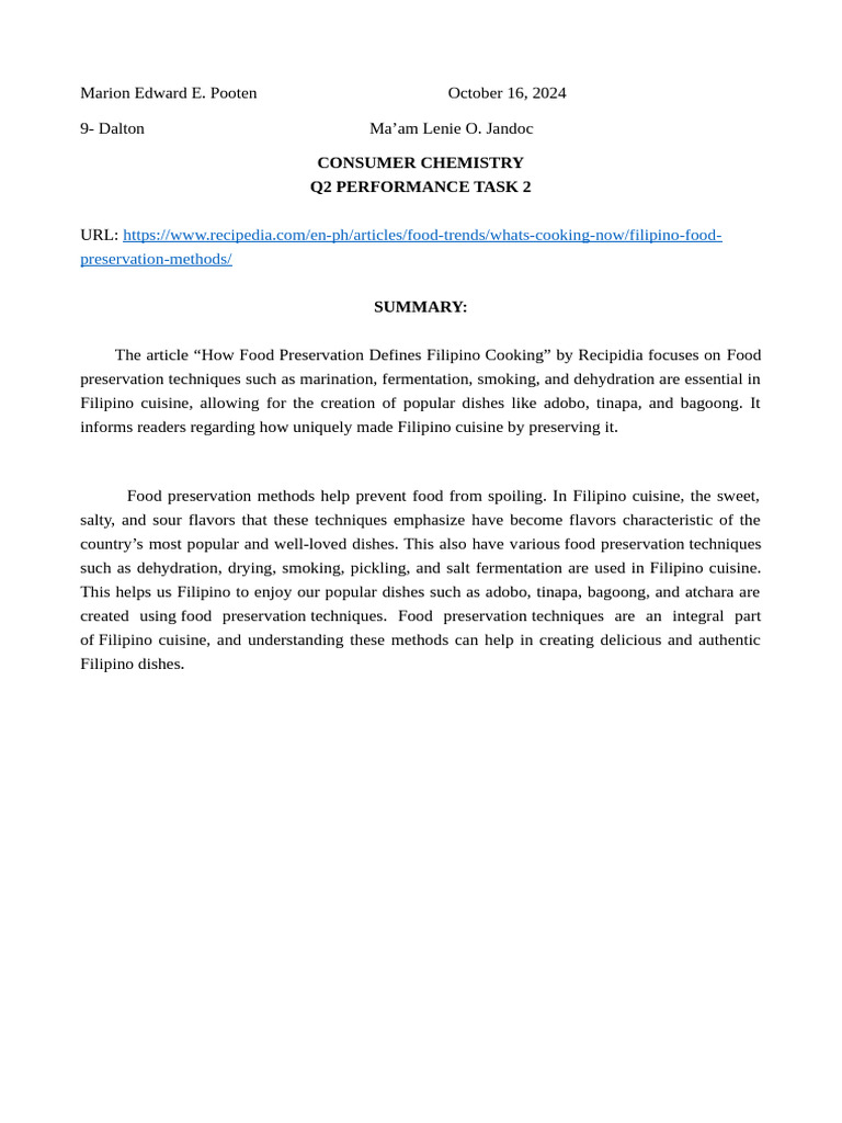 Peta Conchem Need Border | PDF | Food Preservation | Pickling