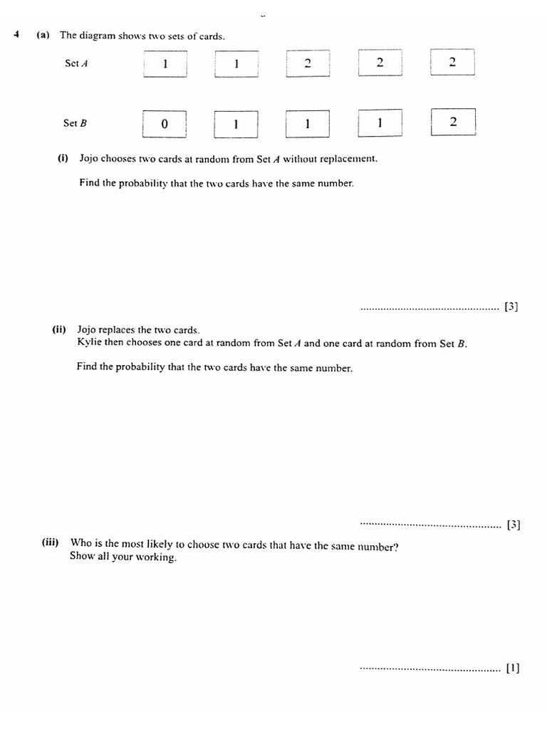 DTS Maths G 11 ANS 2nd P W SHT ON PROBABILITY AND POSSIBILITY DIAG..ON 3rd Nov 24 | PDF