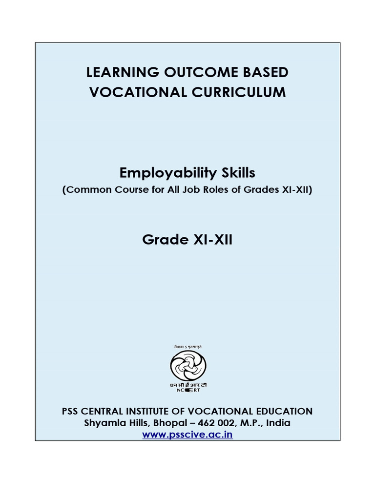 VOC-ITV-Employability Skills | PDF | Educational Assessment ...