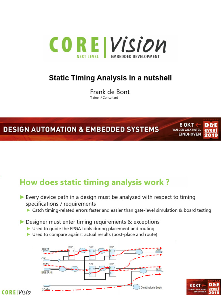 STA Presentation de 2019 CoreVision | PDF | Field Programmable Gate ...