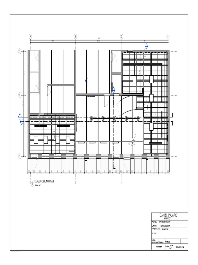 Elite Iron Design-A-04-Level 0 Ceiling Plan | PDF