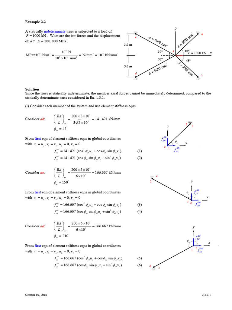 4 MMSA-2.3.2 MaStAn-Ex 2.2 01oct2018 | PDF | Structural Analysis | Structural Engineering