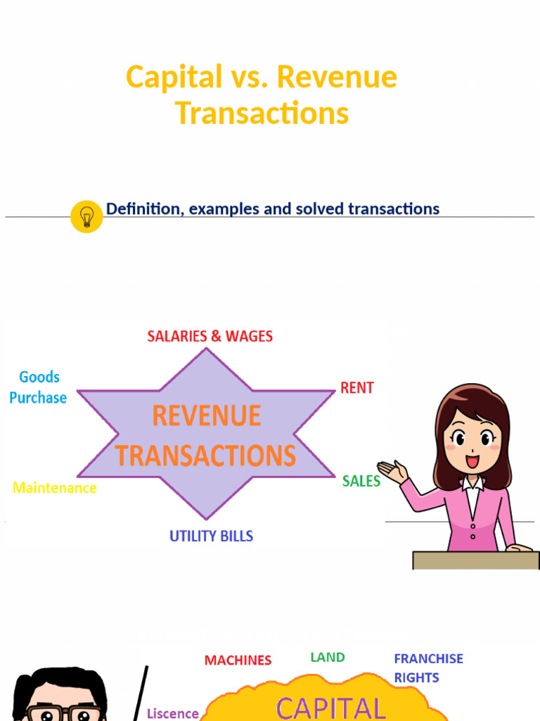 Lecture 15-Capital vs. Revenue | PDF | Expense | Revenue