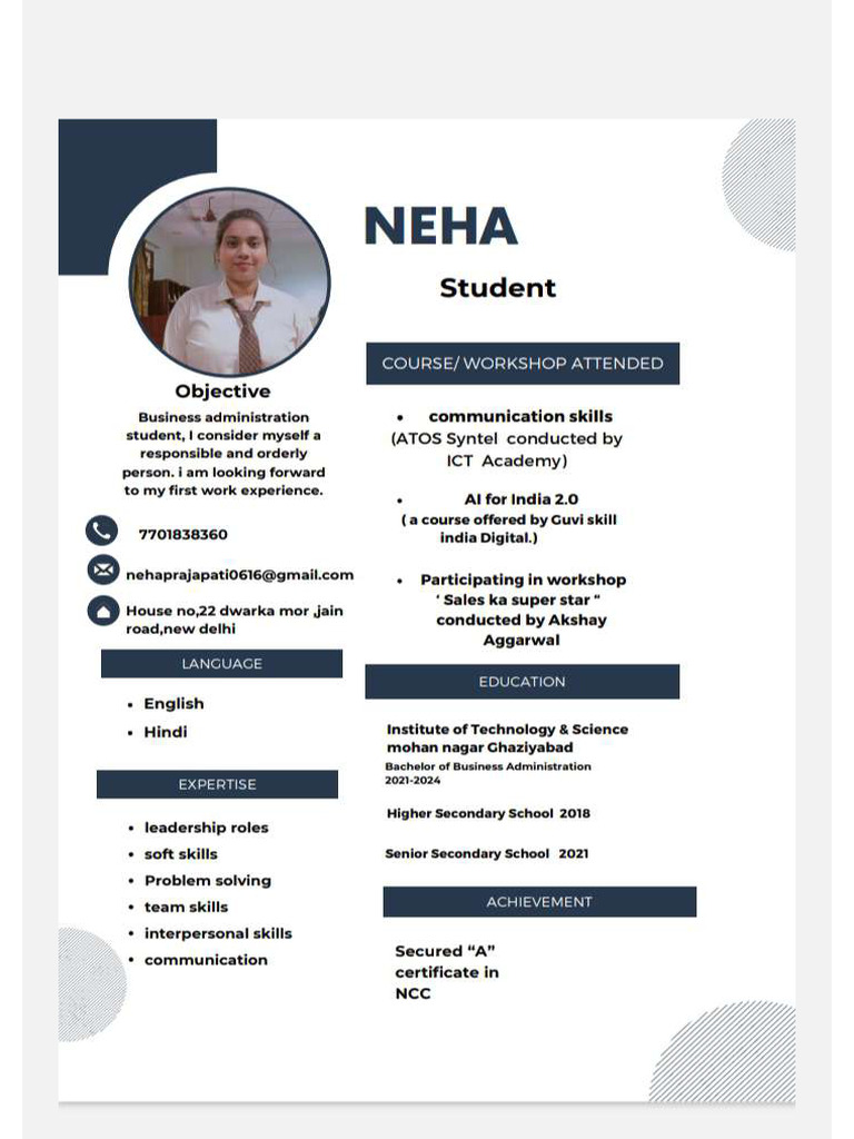 Neha Resume | PDF