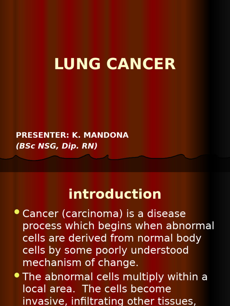Lung Cancer | PDF | Lung Cancer | Cancer
