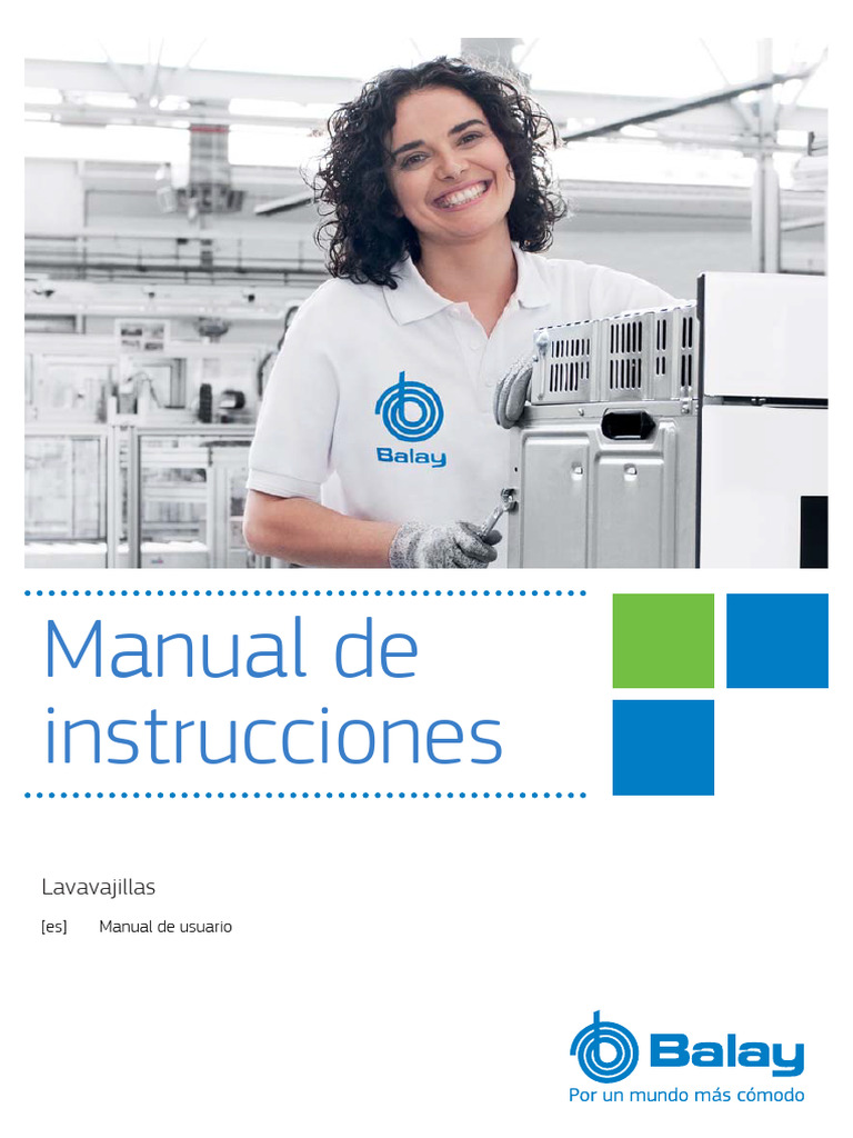 Manual de Instrucciones: Lavavajillas | PDF | Lavavajillas | Agua